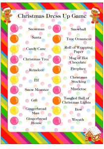 Christmas Dress Up Game (Free Printable) - Moms & Munchkins