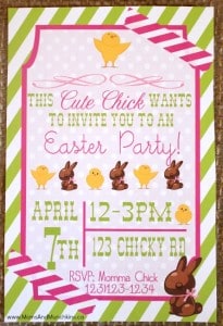 Cute Chick Easter Party Ideas - Moms & Munchkins