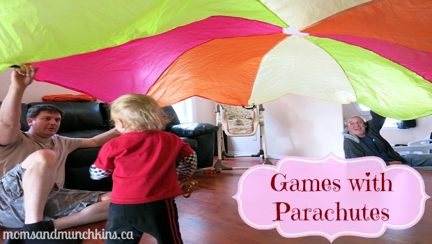 Games with Parachutes for Kids - Moms & Munchkins