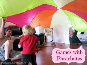 Games with Parachutes for Kids - Moms & Munchkins