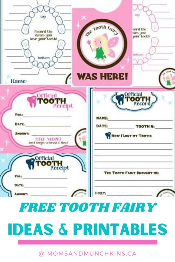 Tooth Fairy Ideas & Free Printables - Moms & Munchkins