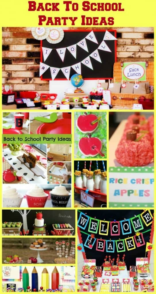 Creative Back to School Party Ideas - Moms & Munchkins