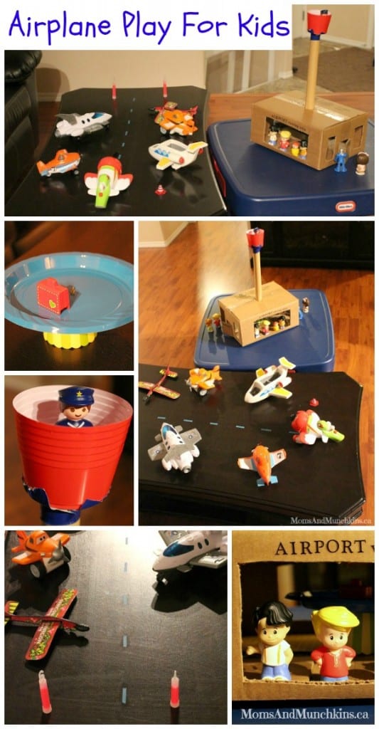 Airplane Play For Kids (DIY Indoor Activity Set) Moms & Munchkins