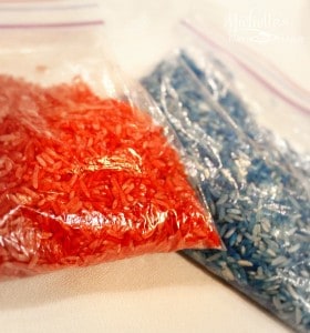 How To Make Colored Rice (Tutorial) - Moms & Munchkins
