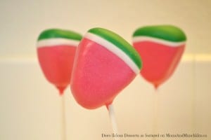 Watermelon Cake Pops Tutorial - Moms & Munchkins