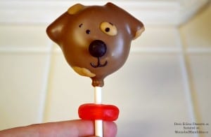 Dog Cake Pops Tutorial - Moms & Munchkins