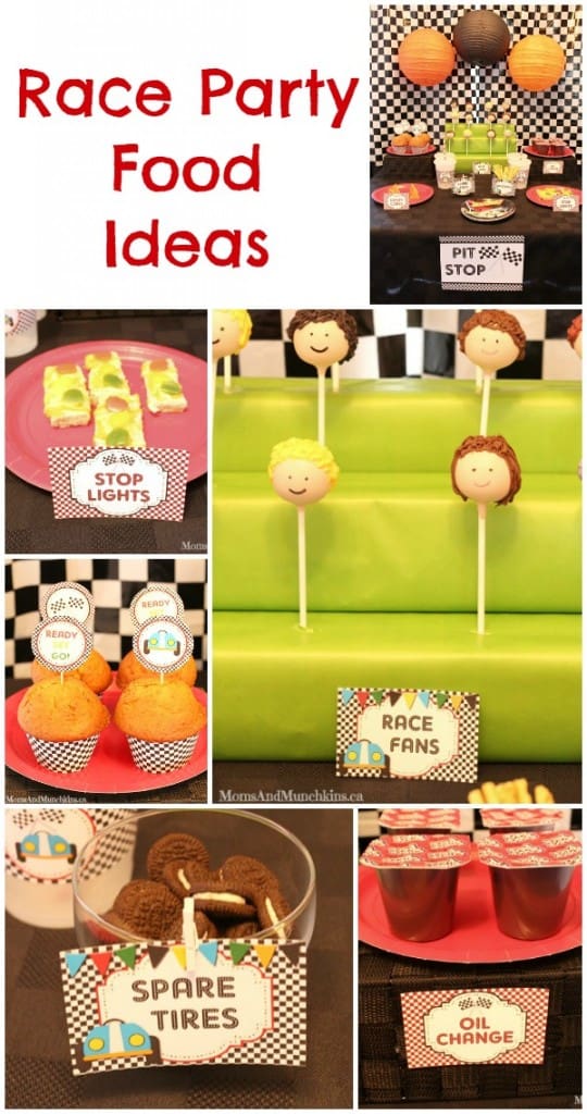 Race Car Party Food Ideas - Moms & Munchkins