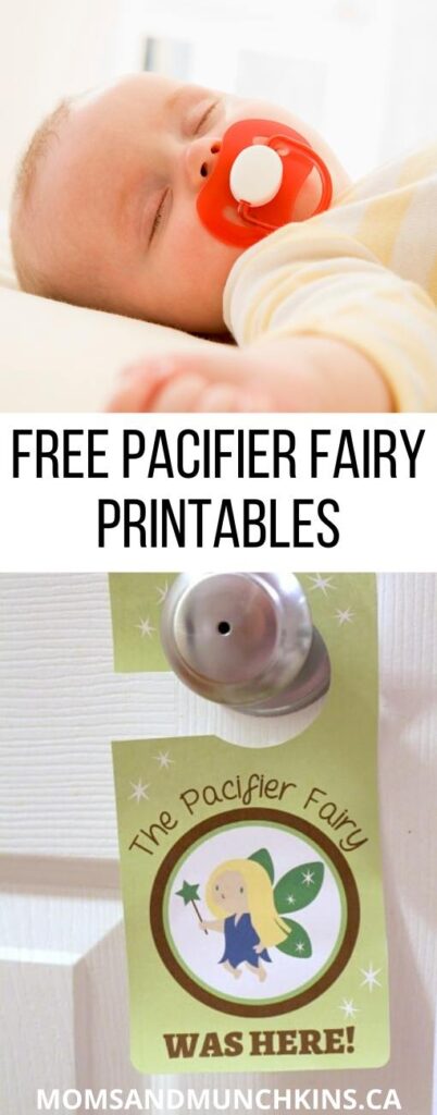 Free Pacifier Fairy Printables - Moms & Munchkins