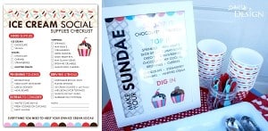 Ice Cream Social Party Ideas - Moms & Munchkins