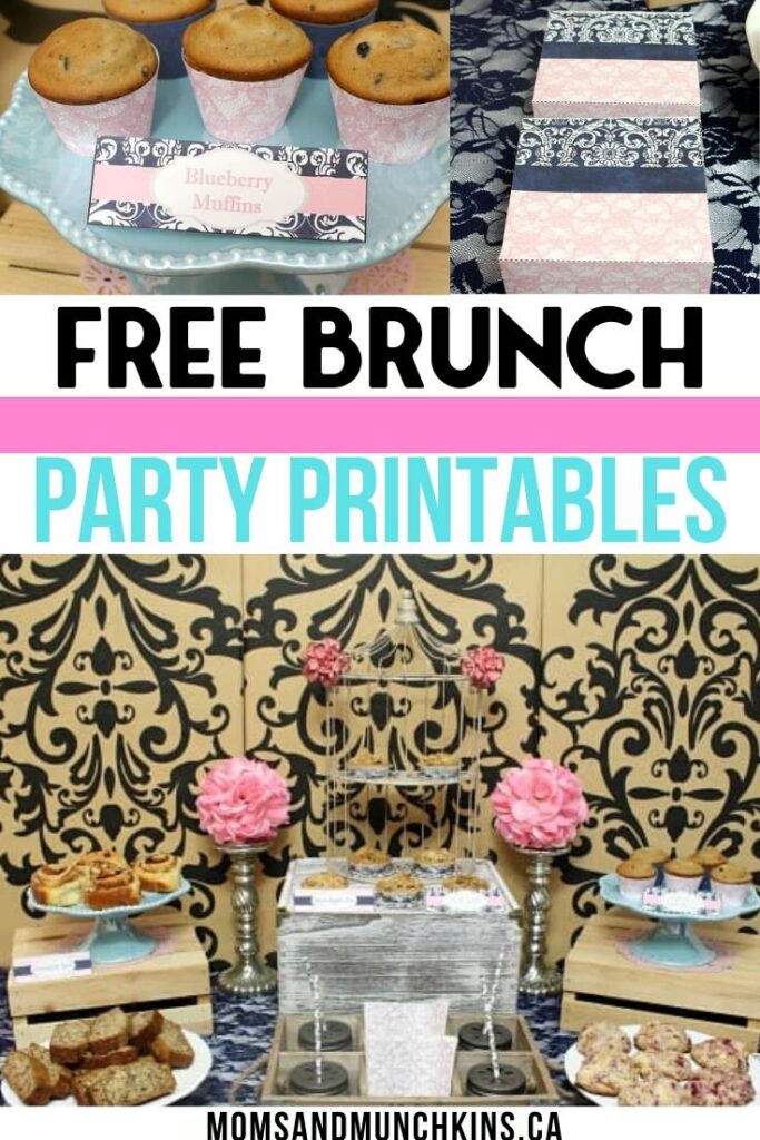 Brunch Party Ideas & Printables - Moms & Munchkins