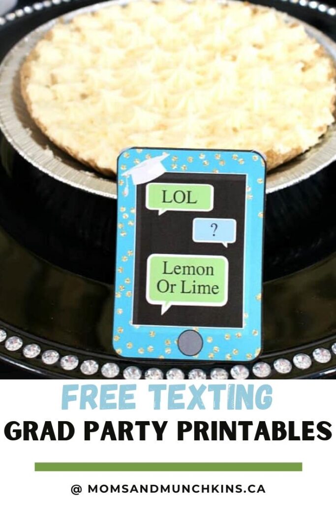 Texting Graduation Party - Moms & Munchkins