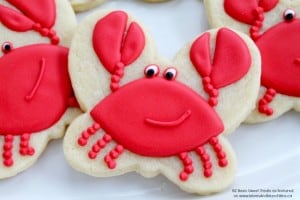 Crab Cookies Tutorial - Moms & Munchkins