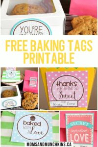 Free Baking Tags for Baked Gifts - Moms & Munchkins