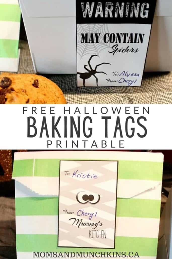 Free Halloween Baking Tags - Moms & Munchkins