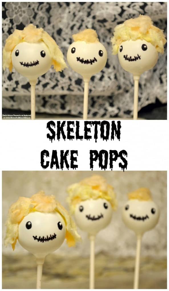 Skeleton Head Cake Pops Tutorial - Moms & Munchkins