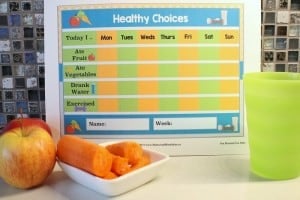 Free Healthy Choices Printable - Moms & Munchkins