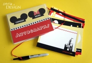 DIY Disney Autograph Books - Moms & Munchkins