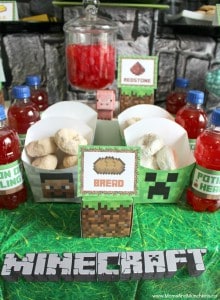 Minecraft Party Ideas - Moms & Munchkins