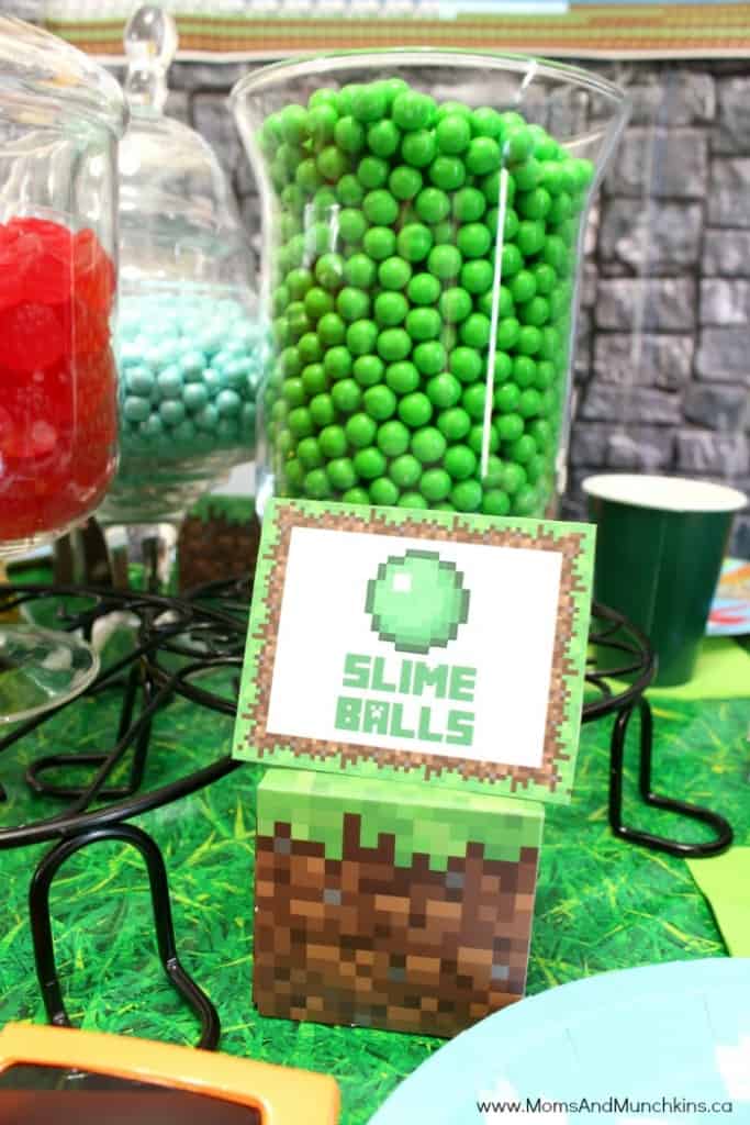 Minecraft Party Ideas - Moms & Munchkins