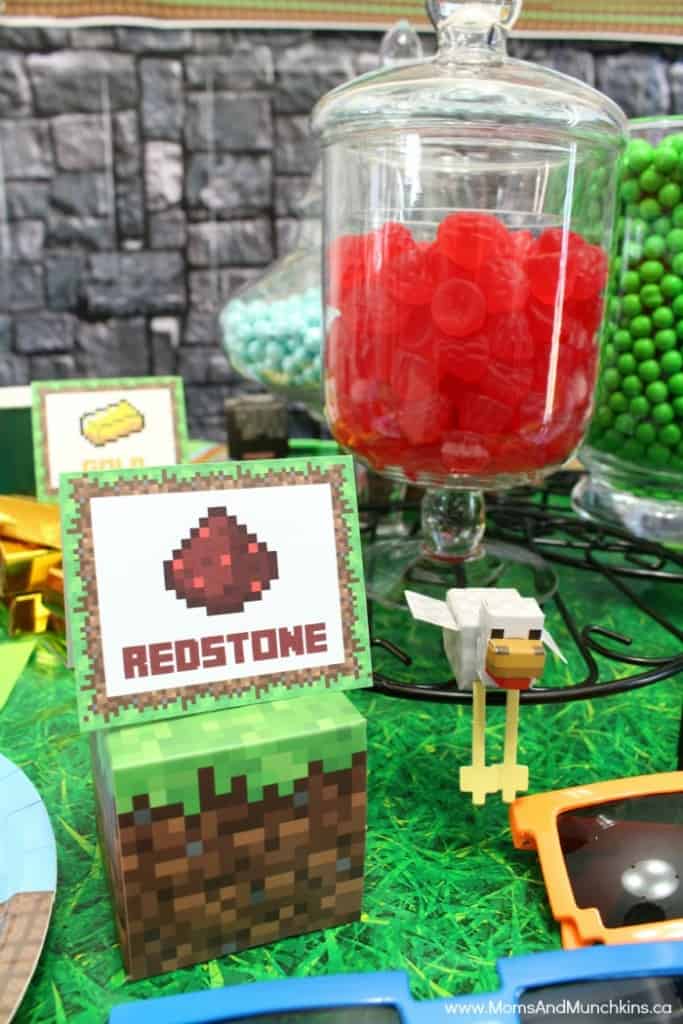 Minecraft Party Ideas - Moms & Munchkins