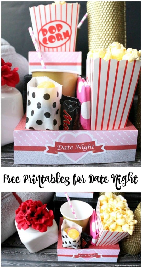 Romantic Date Night Free Printables - Moms & Munchkins
