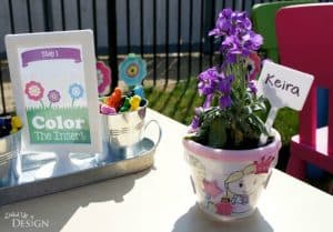 Flowerpot Party Activity and Favor - Moms & Munchkins