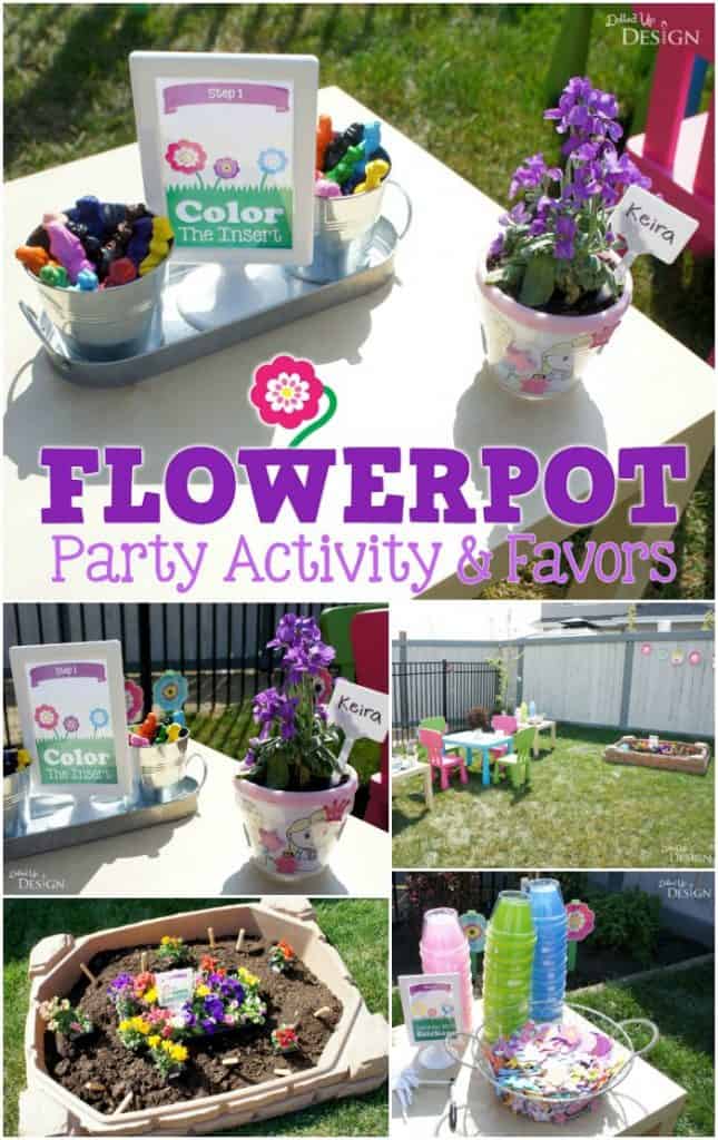 Flowerpot Party Activity and Favor - Moms & Munchkins