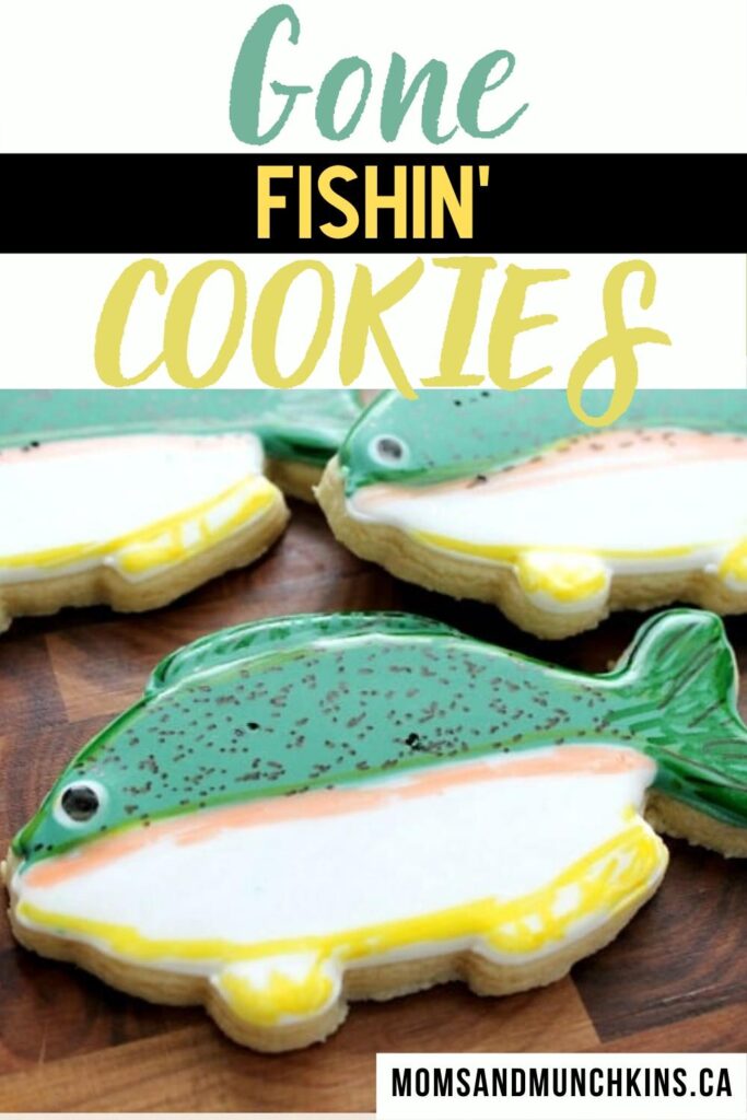 Fishing Cookies Tutorial - Moms & Munchkins