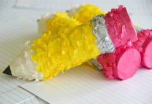 Back To School Party Pencil & Notebook Inspiration - Moms & Munchkins