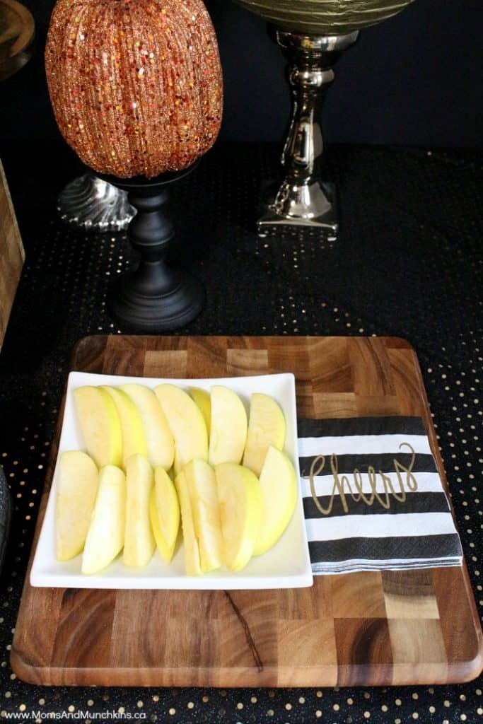 Caramel Apple Buffet Halloween Party - Moms & Munchkins