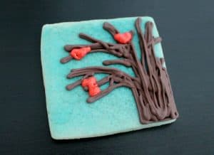 Autumn Tree Cookies Decorating Tutorial - Moms & Munchkins