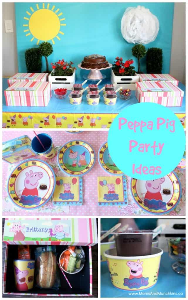 Peppa Pig Party Ideas and Supplies - Moms & Munchkins
