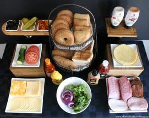 Gourmet Sandwich Bar Ideas - Moms & Munchkins