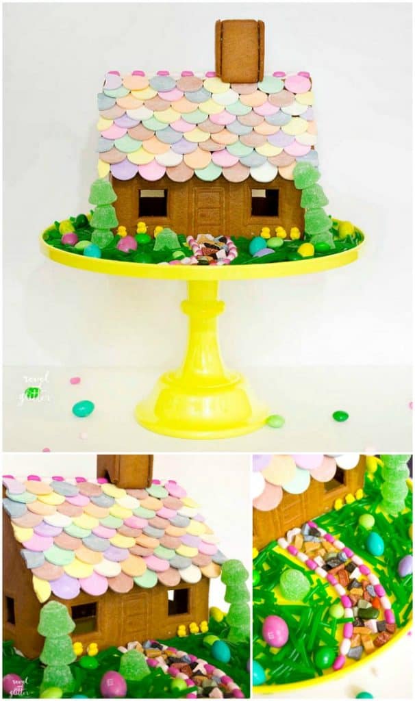 Easter Gingerbread House Decorating Ideas - Moms & Munchkins