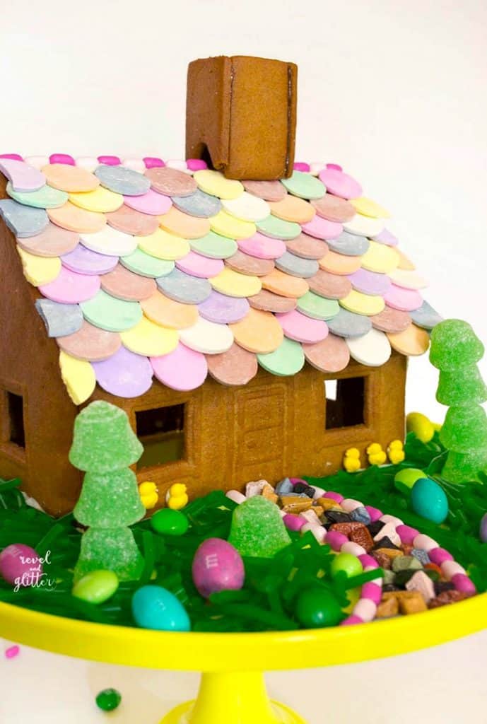Easter Gingerbread House Decorating Ideas - Moms & Munchkins