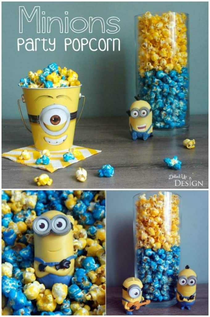 Minions Party Popcorn Recipe - Moms & Munchkins