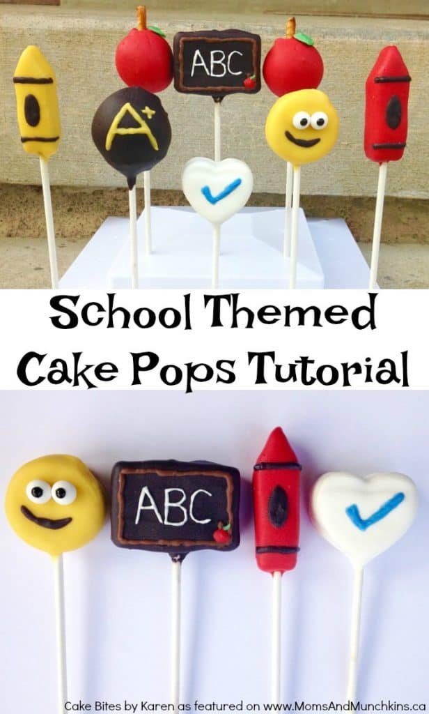 Back To School Cake Pops Tutorial - Moms & Munchkins
