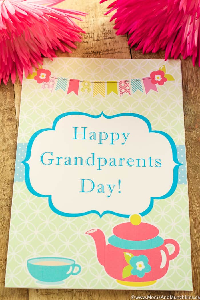 Grandparents Day Printable Card
