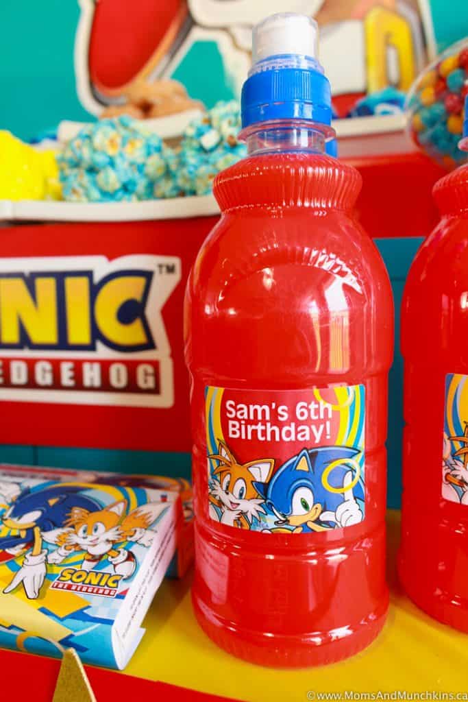 Sonic The Hedgehog Party Ideas - Moms & Munchkins