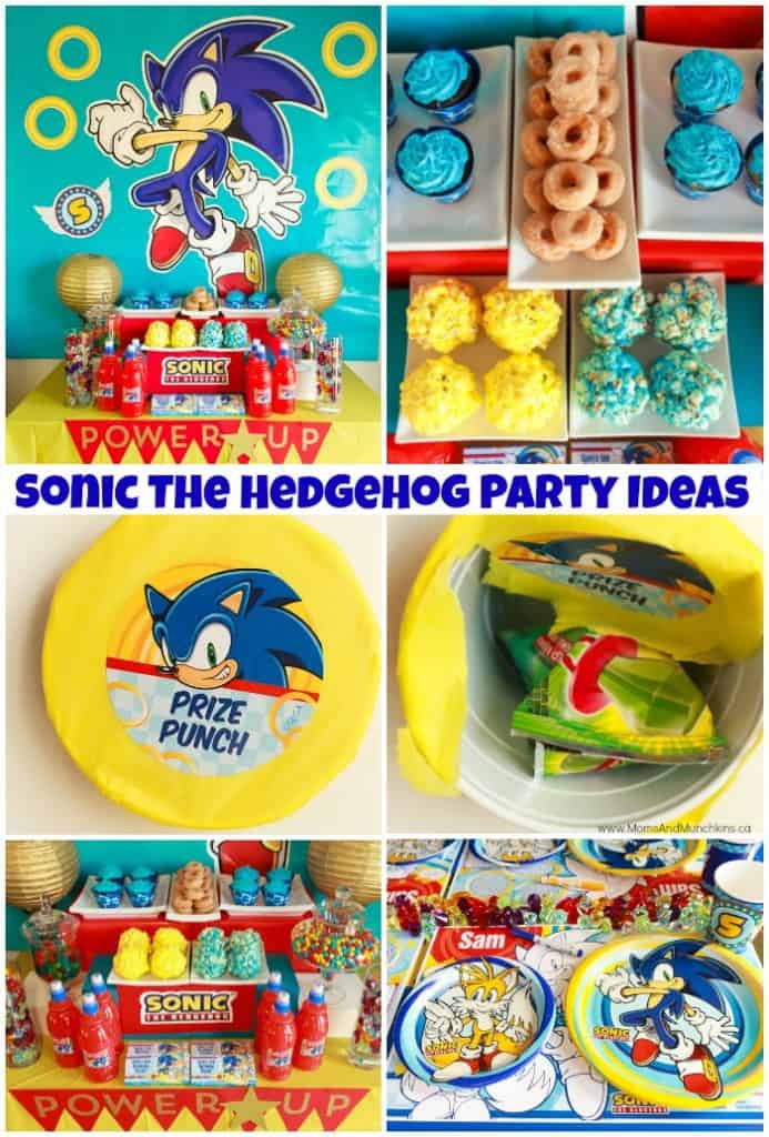 Sonic The Hedgehog Party Ideas - Moms & Munchkins