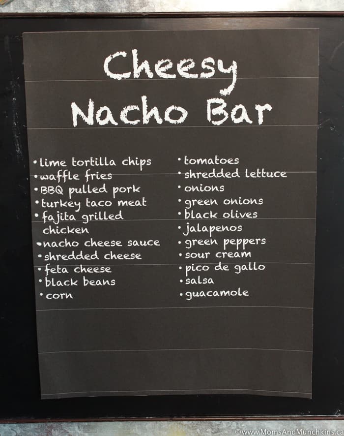 Nacho Bar Ideas A Tasty Game Day Party Buffet Moms Munchkins