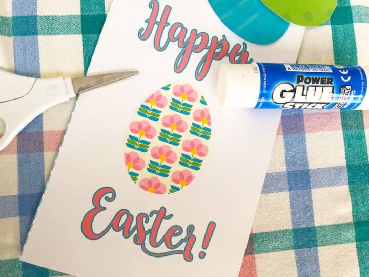 Free Printable 3D Easter Card
