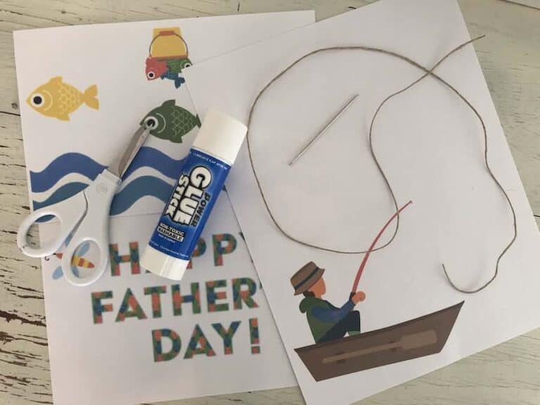 Free Printable 3D Fathers Day Card