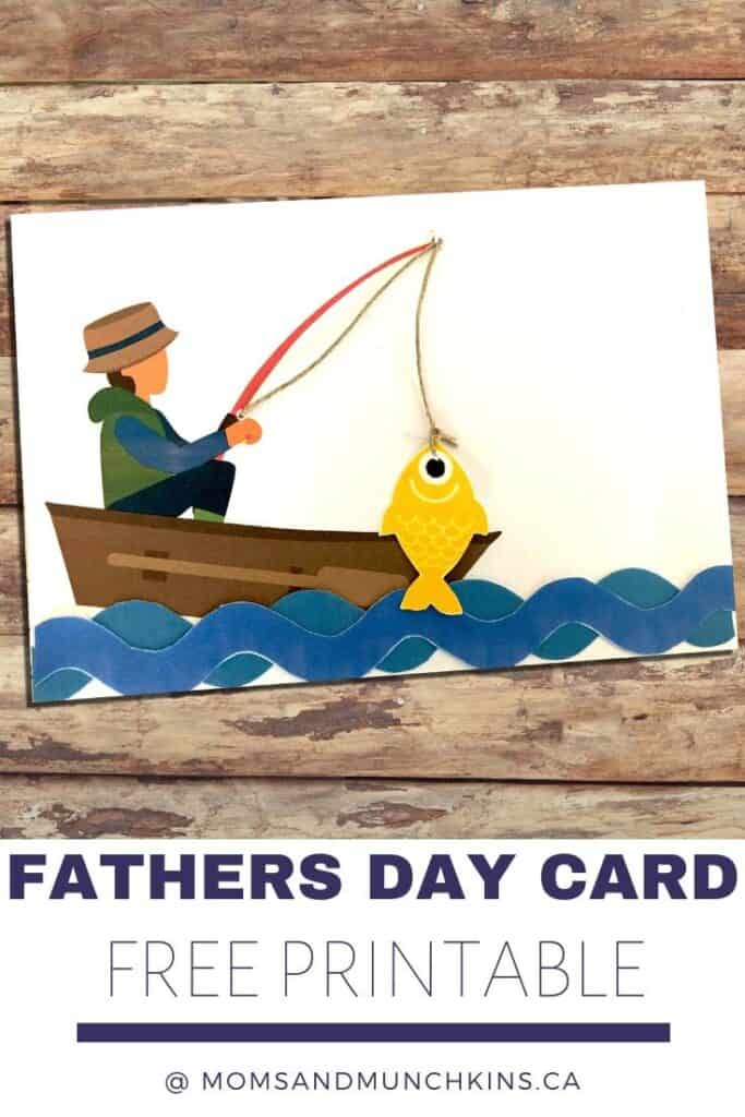 Free Printable 3D Fathers Day Card