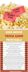 Kids Movie Trivia (Free Printable) - Moms & Munchkins