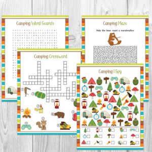 Free Camping Game Printables For Your Next Family Adventure